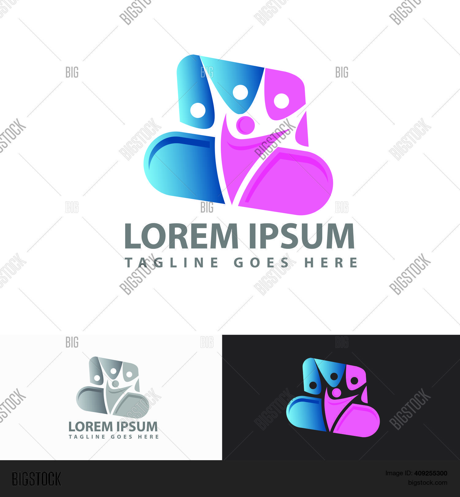 Abstract 4 Four Vector & Photo (Free Trial) | Bigstock