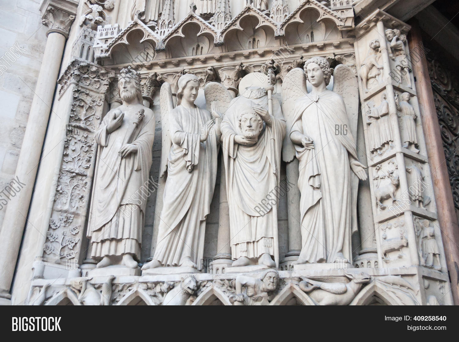 Statue St Denis Image & Photo (Free Trial) | Bigstock