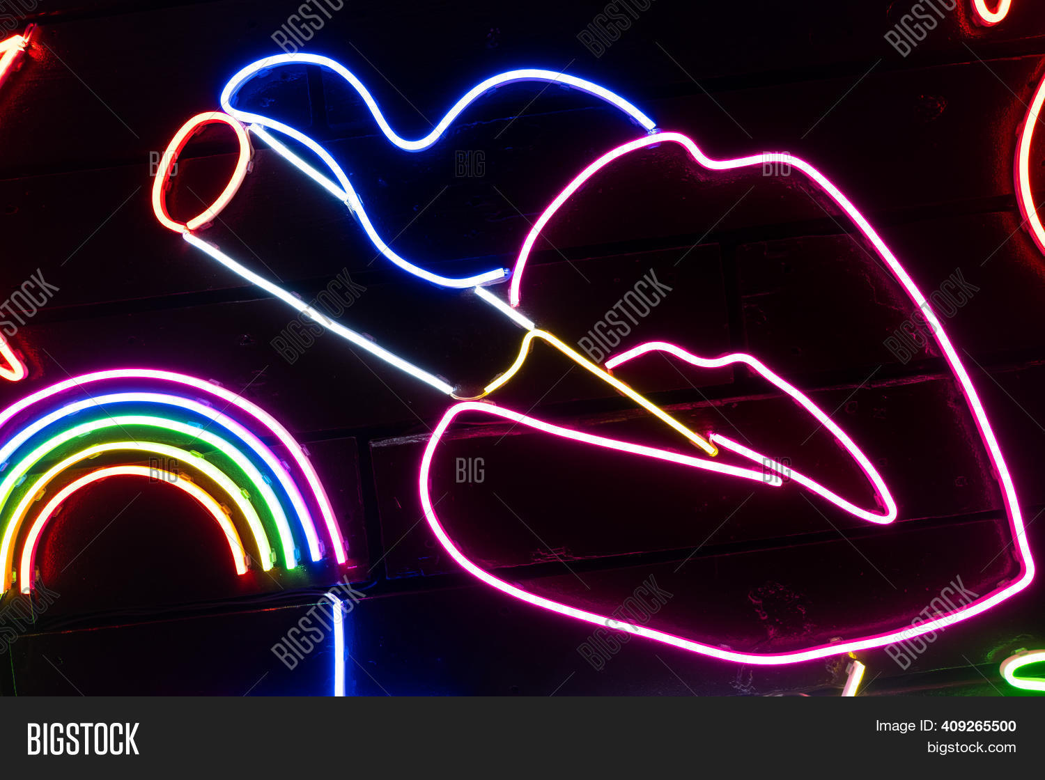Neon Assorted Shapes Image & Photo (Free Trial) | Bigstock