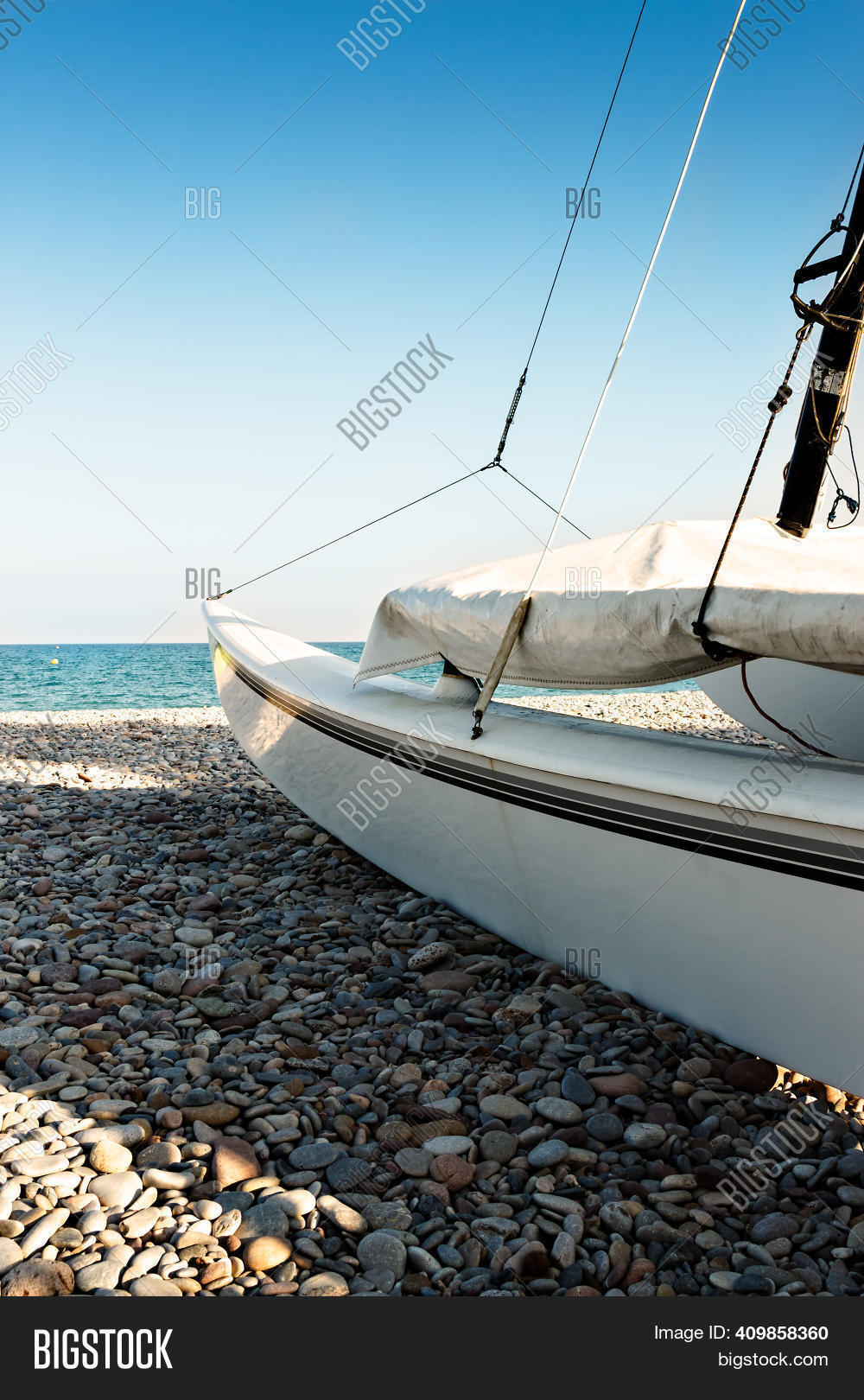 Catamaran On Beach On Image & Photo (Free Trial) | Bigstock