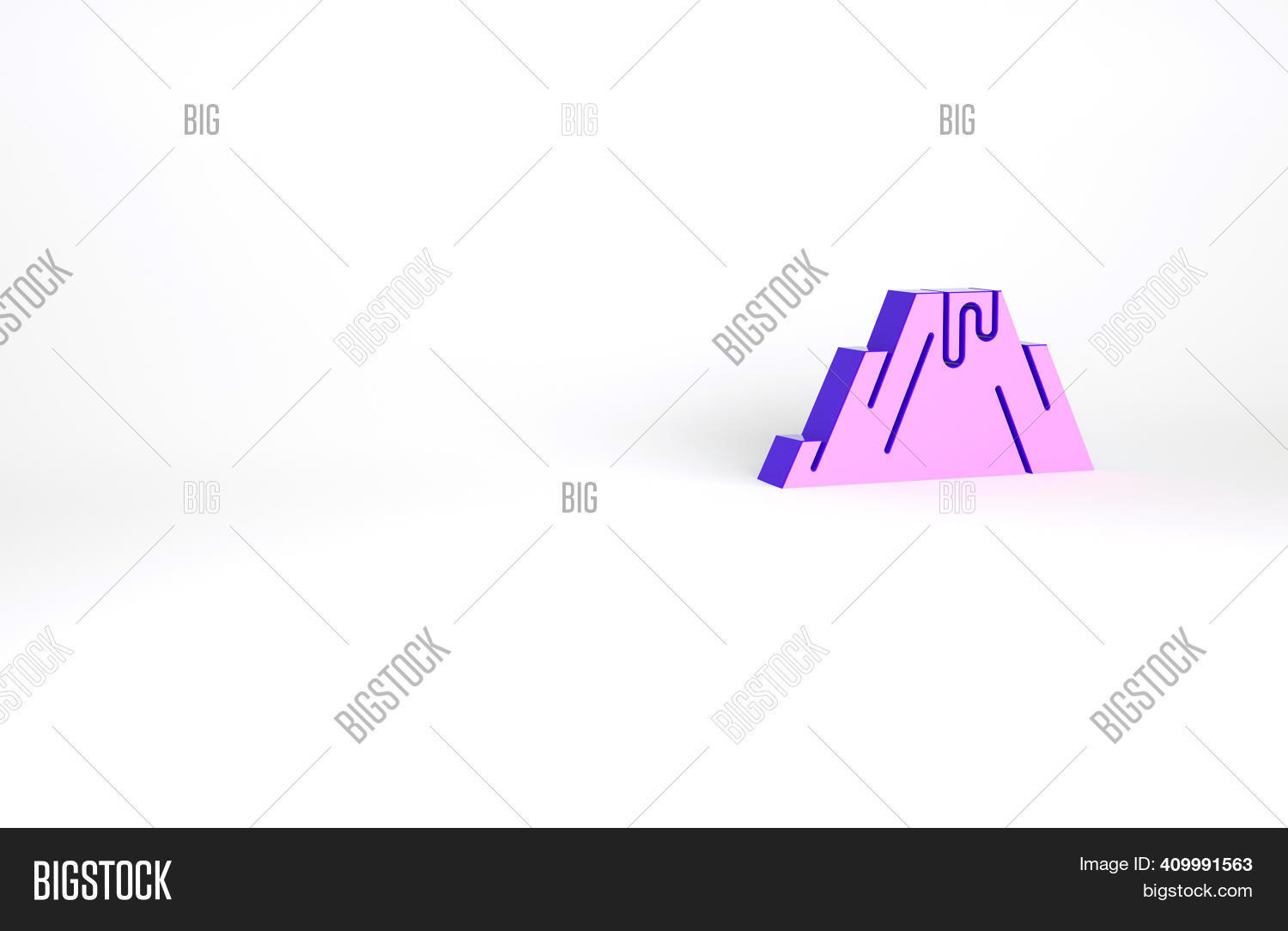 Purple Volcano Image & Photo (Free Trial) | Bigstock