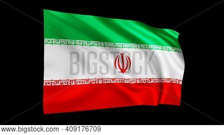 Flag Iran Isolated On Image & Photo (Free Trial) | Bigstock