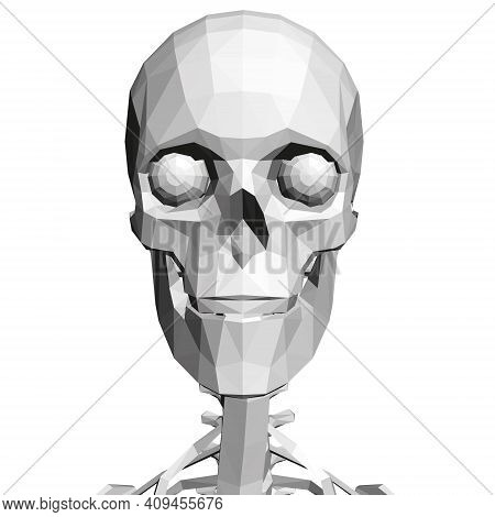 Low Poly Skull Human Vector & Photo (Free Trial) | Bigstock