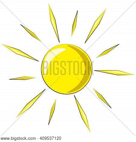 Single Element Sun. Vector & Photo (Free Trial) | Bigstock