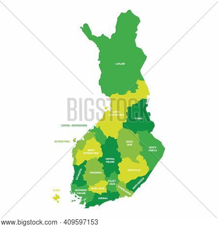 Green Political Map Vector & Photo (Free Trial) | Bigstock
