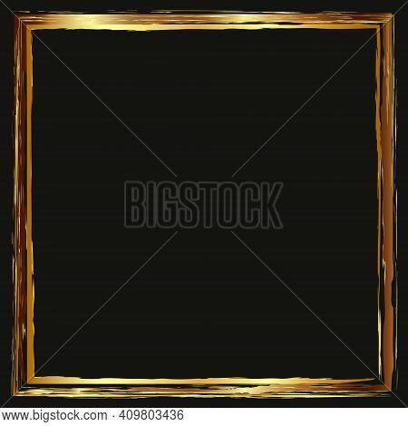 Gold Square Border. Vector & Photo (Free Trial) | Bigstock