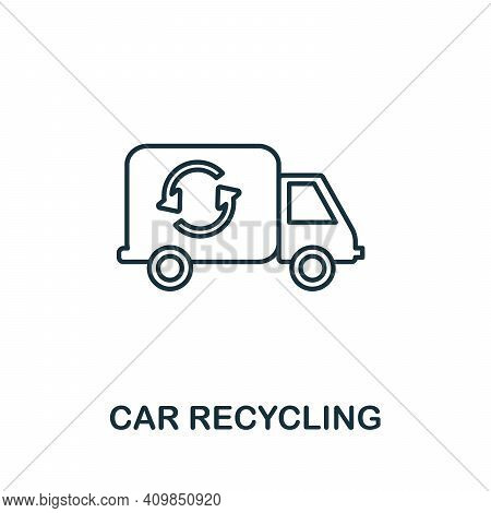 Car Recycling Icon. Vector & Photo (Free Trial) | Bigstock