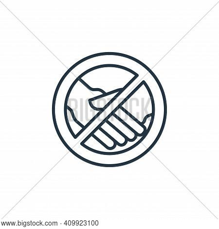 No Handshake Icon Vector & Photo (Free Trial) | Bigstock