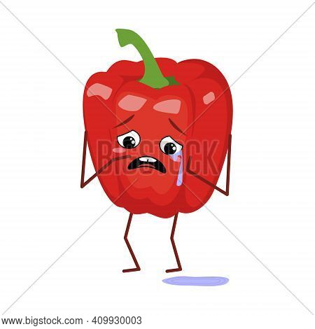 Cute Bell Pepper Vector & Photo (Free Trial) | Bigstock