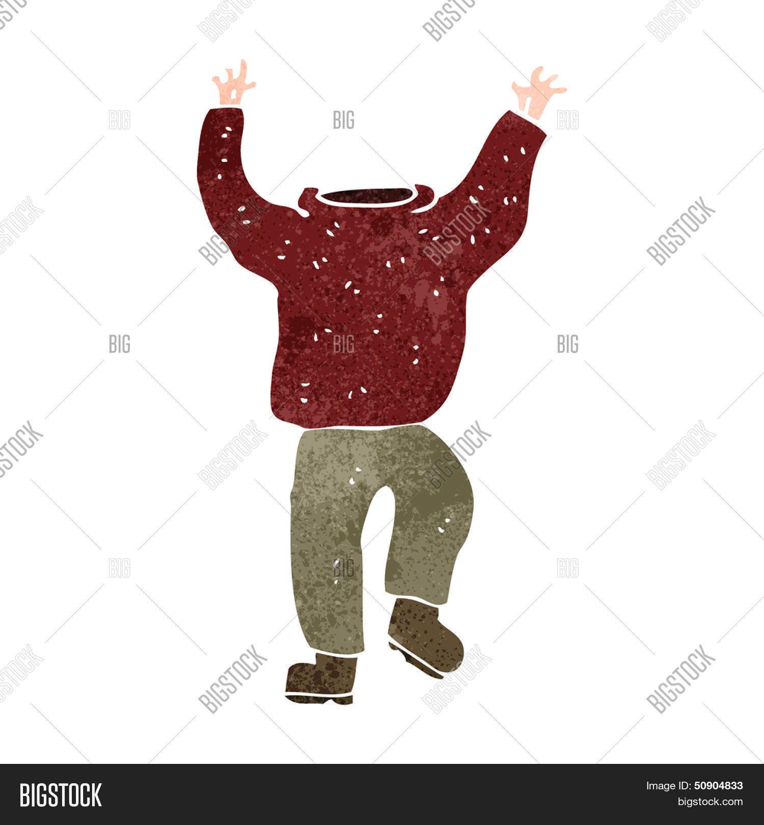 Cartoon Headless Man Image & Photo (Free Trial) | Bigstock