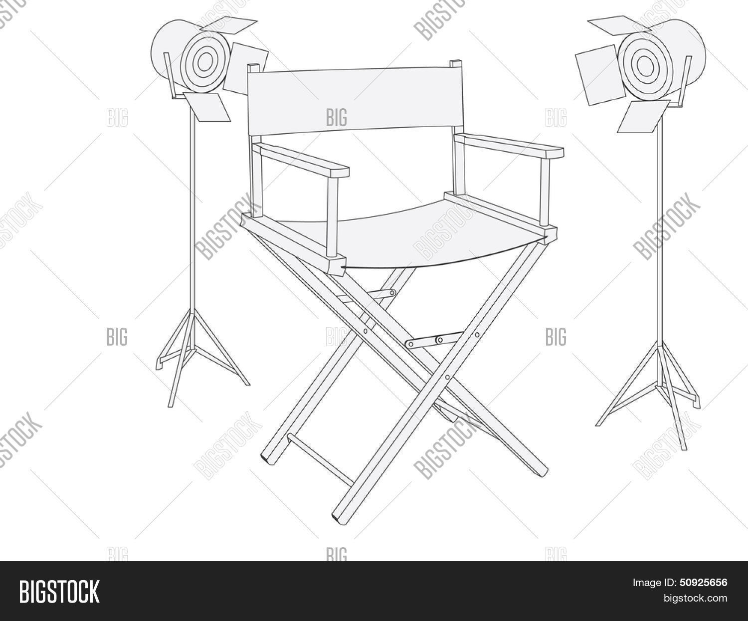 Movie Director Chair Vector & Photo (Free Trial) | Bigstock