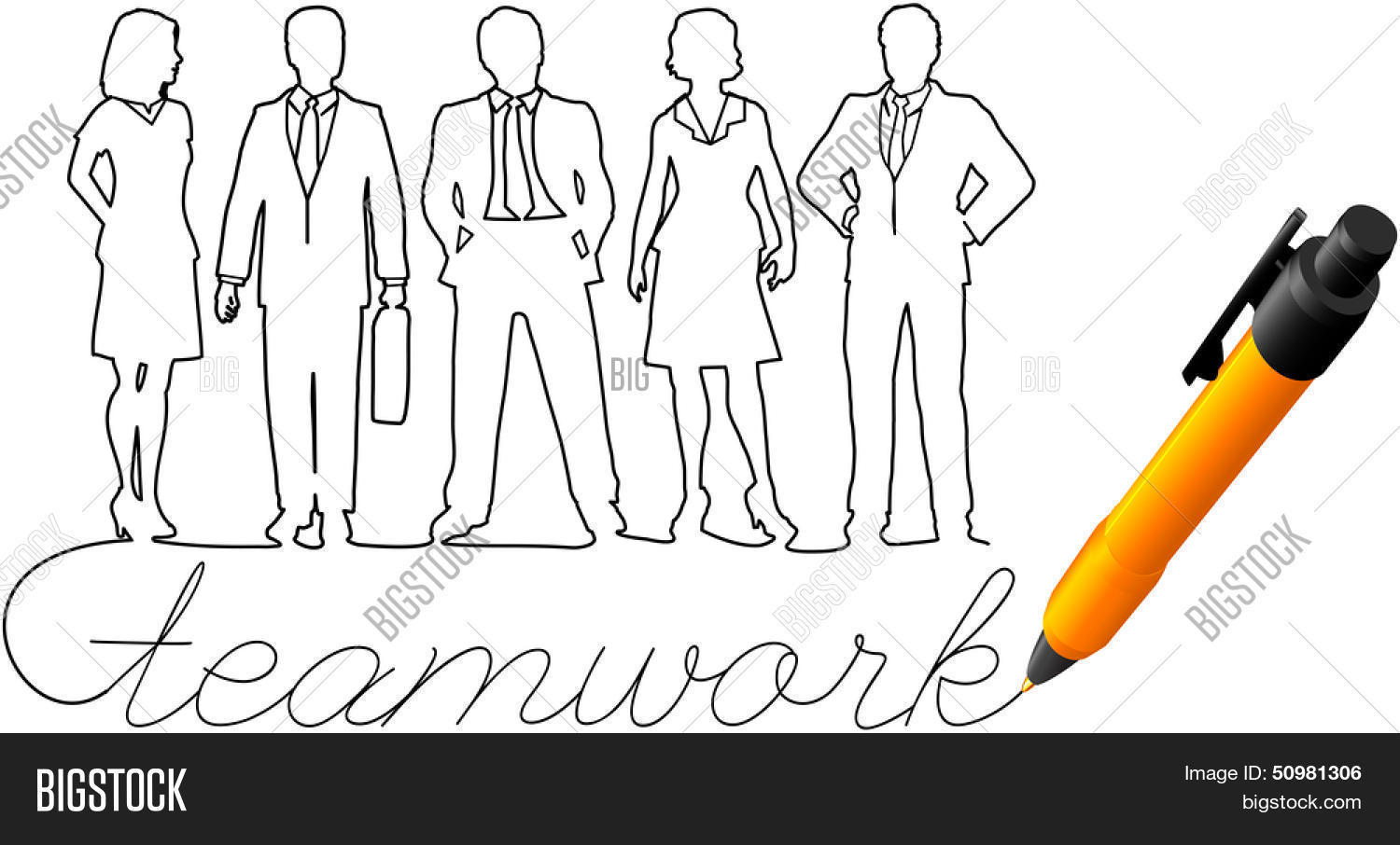 Drawing Business Vector & Photo (Free Trial) | Bigstock