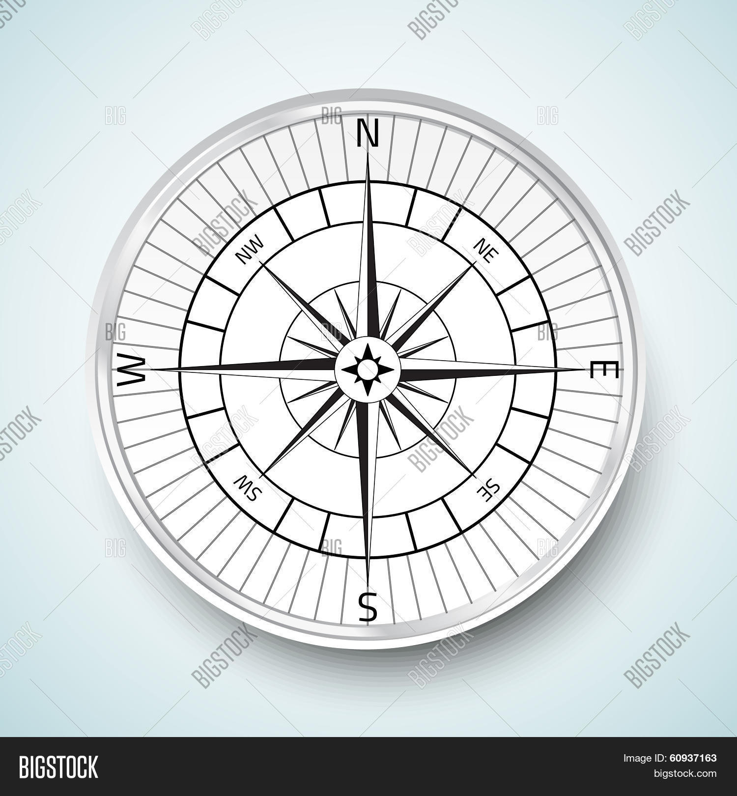 Realistic Compas Vector & Photo (Free Trial) | Bigstock