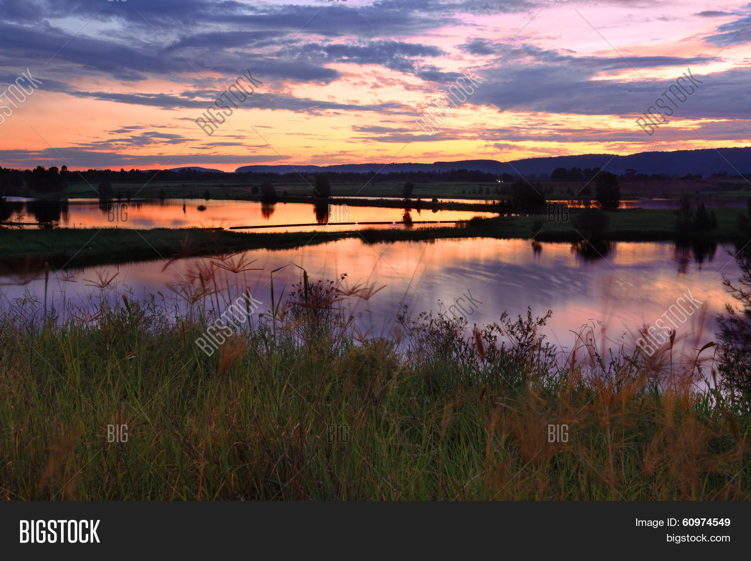 Penrith Lakes Sunset Image & Photo (Free Trial) | Bigstock