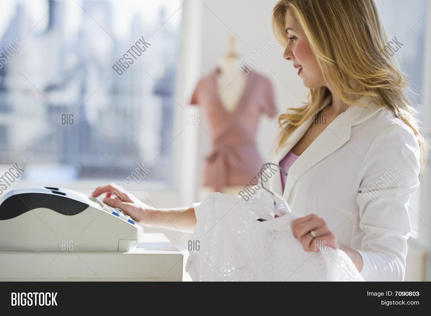 Store Employee Working Image & Photo (Free Trial) | Bigstock
