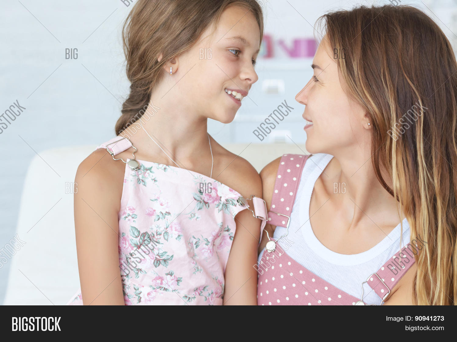 Mother Her 8 Years Old Image & Photo (Free Trial) | Bigstock
