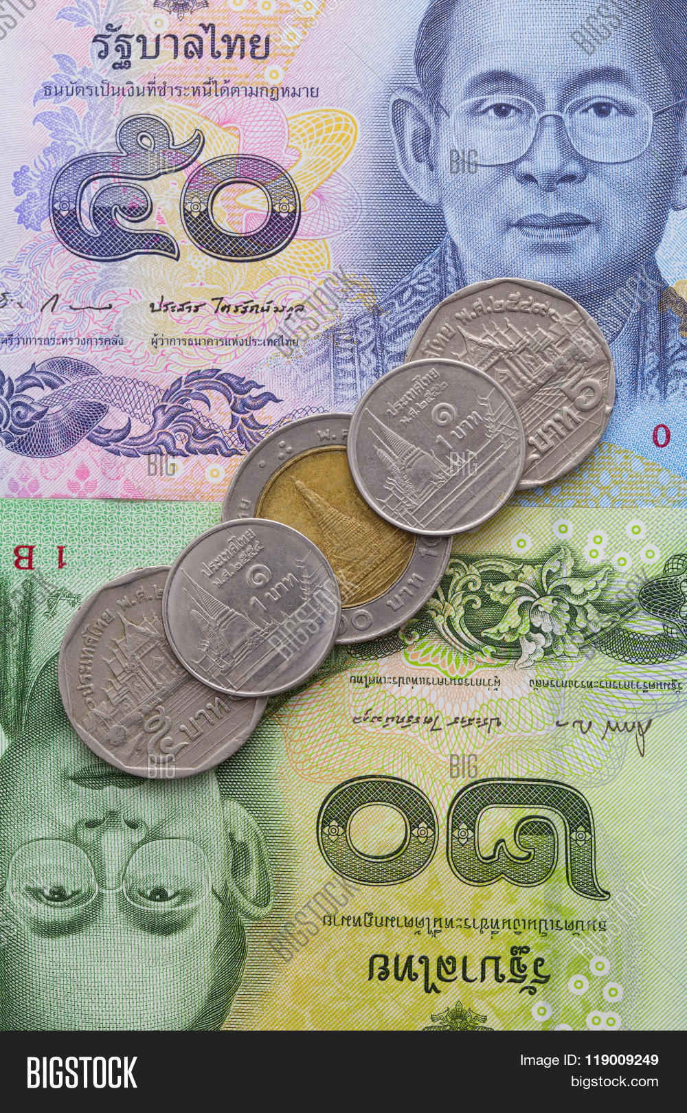 Banknote Coin Thai Image & Photo (Free Trial) | Bigstock