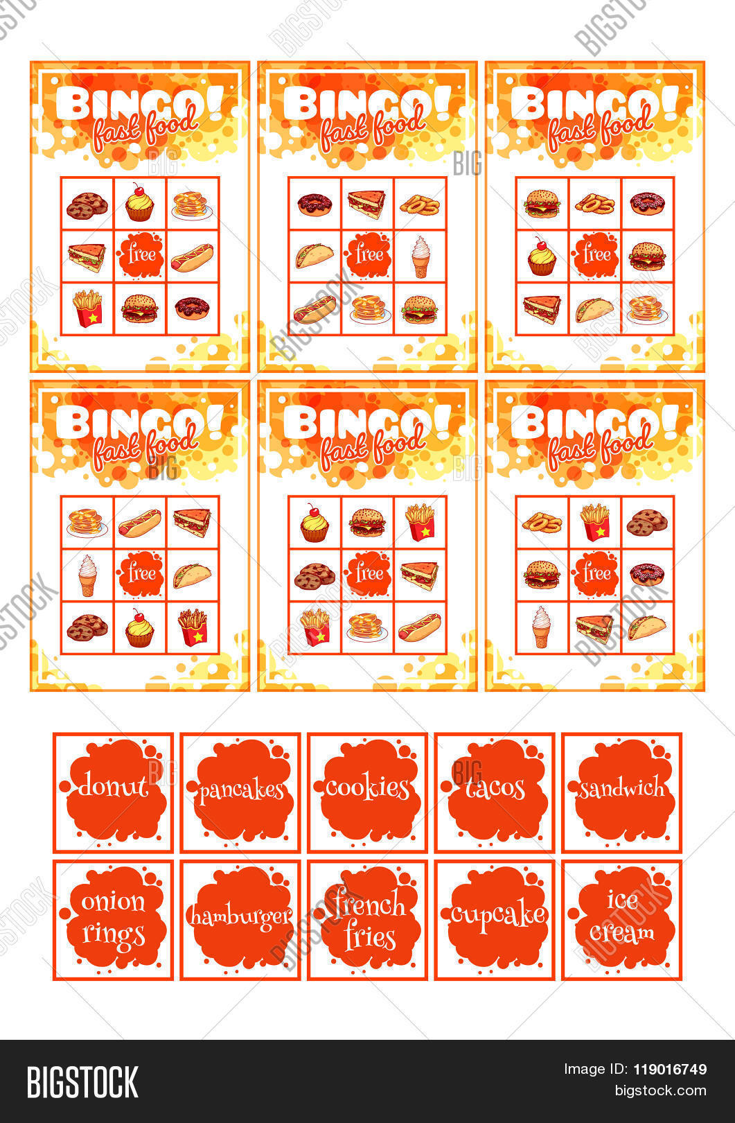 Healthy Eating Bingo Worksheets at Brandon Premo blog
