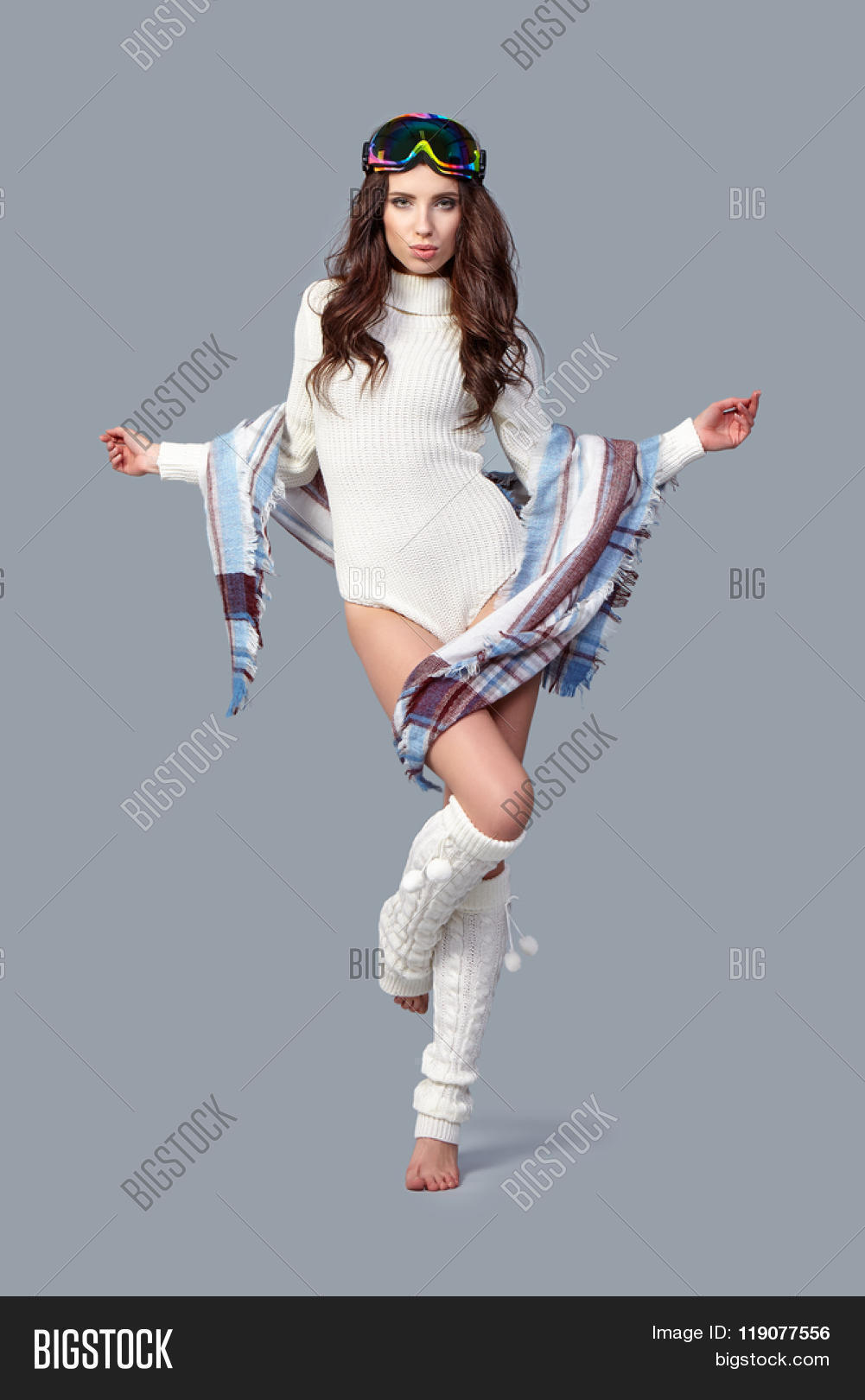 Sexy Woman Winter Body Image & Photo (Free Trial) | Bigstock