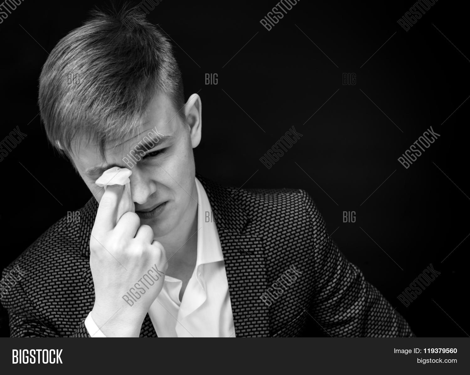 Crying Young Manager. Image & Photo (Free Trial) | Bigstock