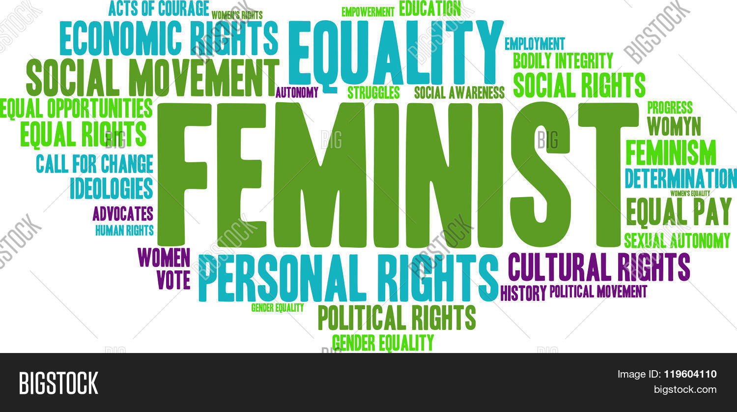 Feminist Word Cloud Vector & Photo (Free Trial) | Bigstock