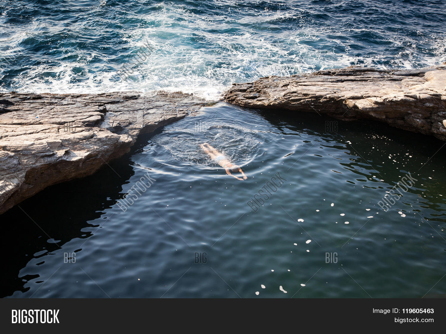 Woman Swimming Natural Image & Photo (Free Trial) | Bigstock