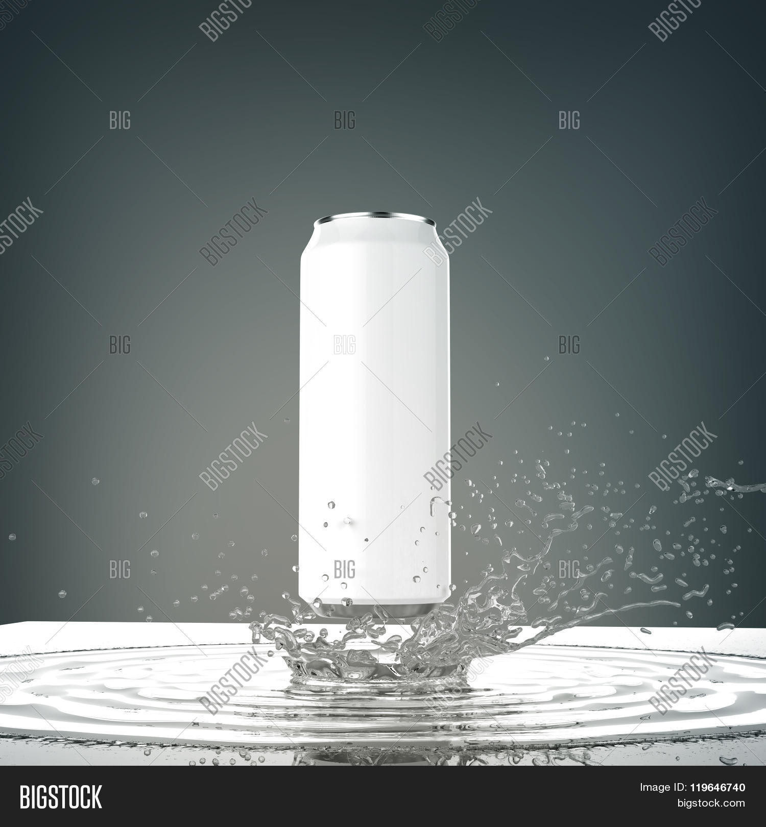 Blank White Beer Can Image & Photo (Free Trial) | Bigstock