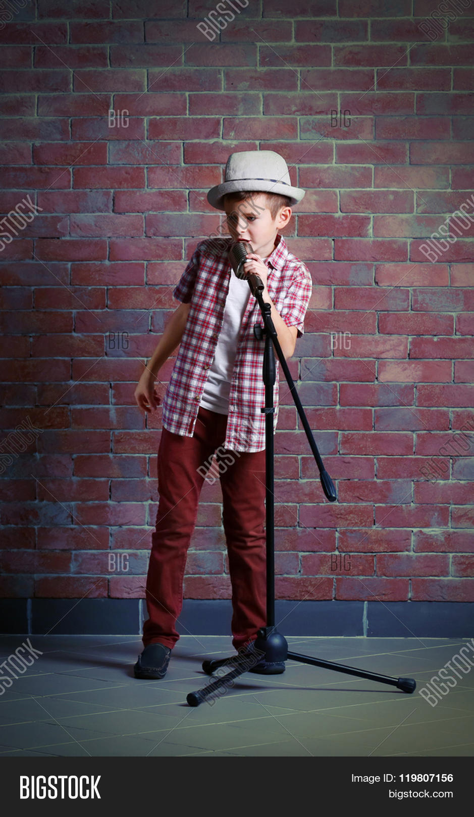Little Boy Singing Image & Photo (Free Trial) | Bigstock