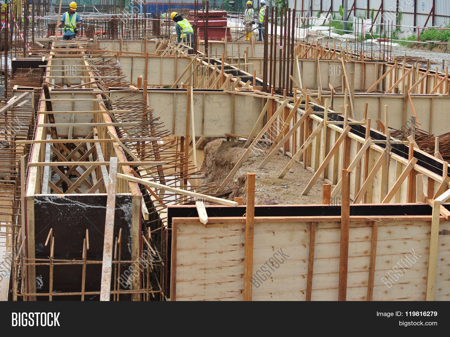 Ground Beam Form Work Image & Photo (Free Trial) | Bigstock