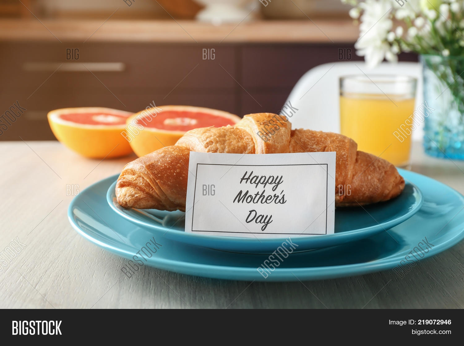 Croissant Card Text Image & Photo (Free Trial) | Bigstock