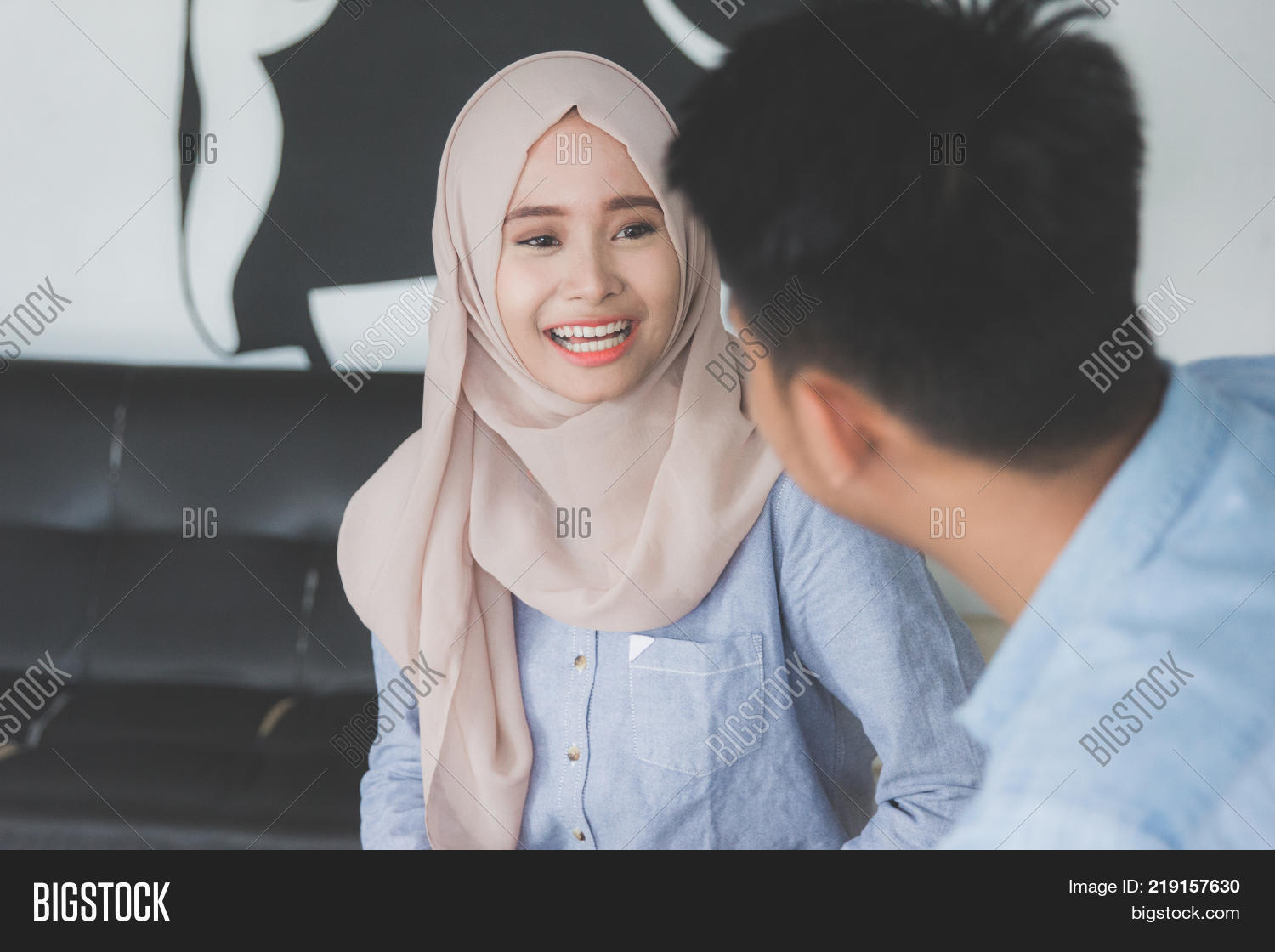 Happy Young Muslim Image & Photo (Free Trial) | Bigstock