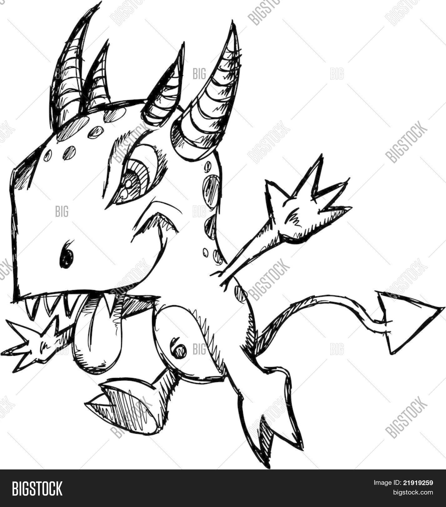 Crazy Insane Sketch Vector & Photo (Free Trial) | Bigstock