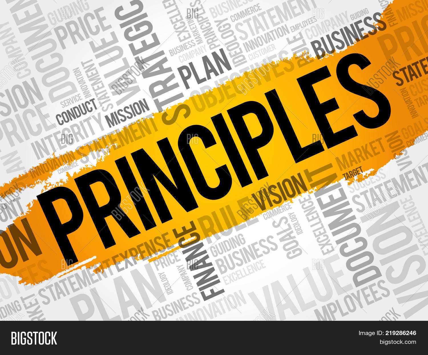 Principles Word Cloud Image & Photo (Free Trial) | Bigstock