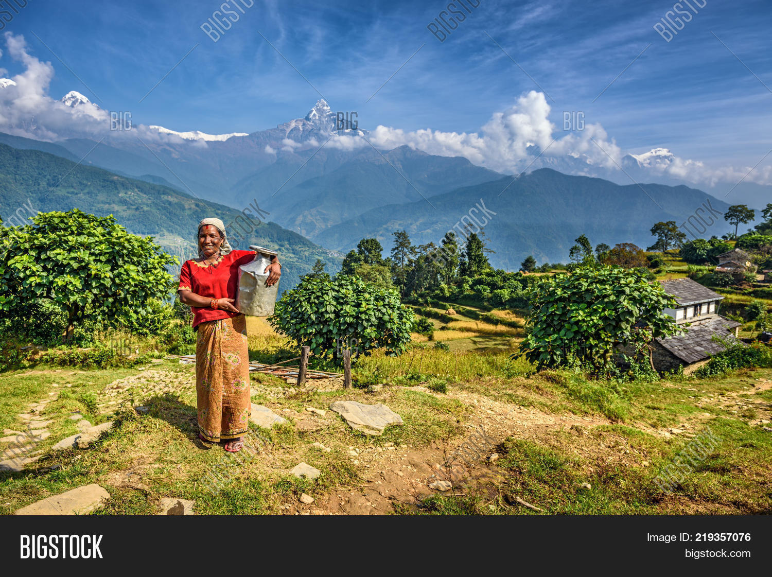 DHAMPUS, NEPAL - Image & Photo (Free Trial) | Bigstock