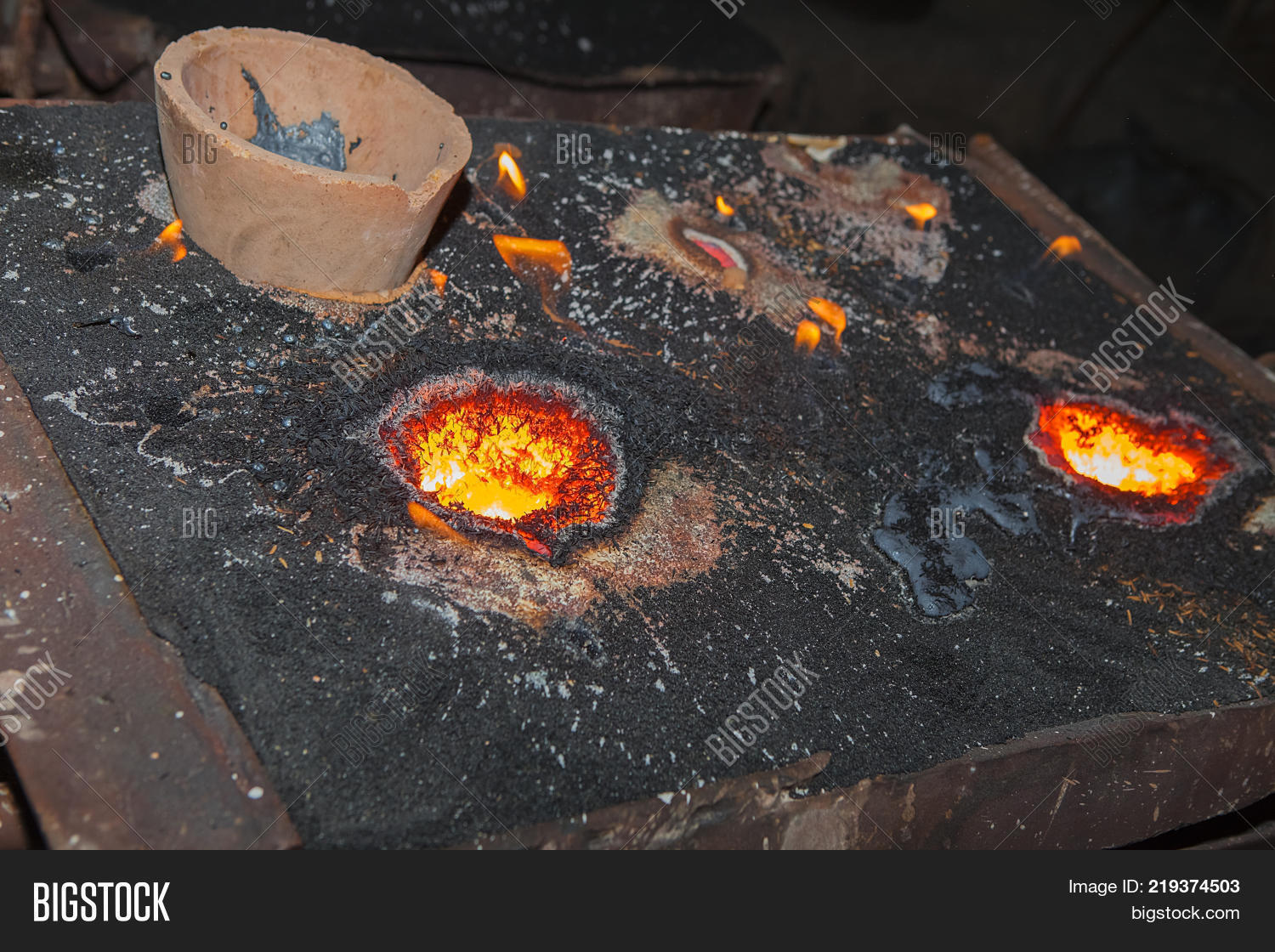 Molten Metal. Left Image & Photo (Free Trial) | Bigstock