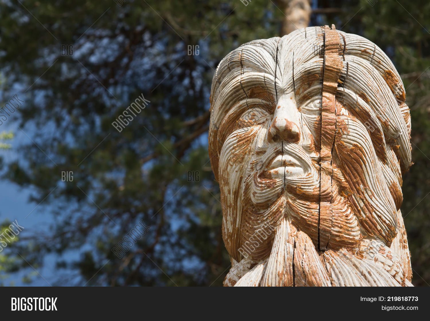 Wooden Statue Idol Image & Photo (Free Trial) | Bigstock