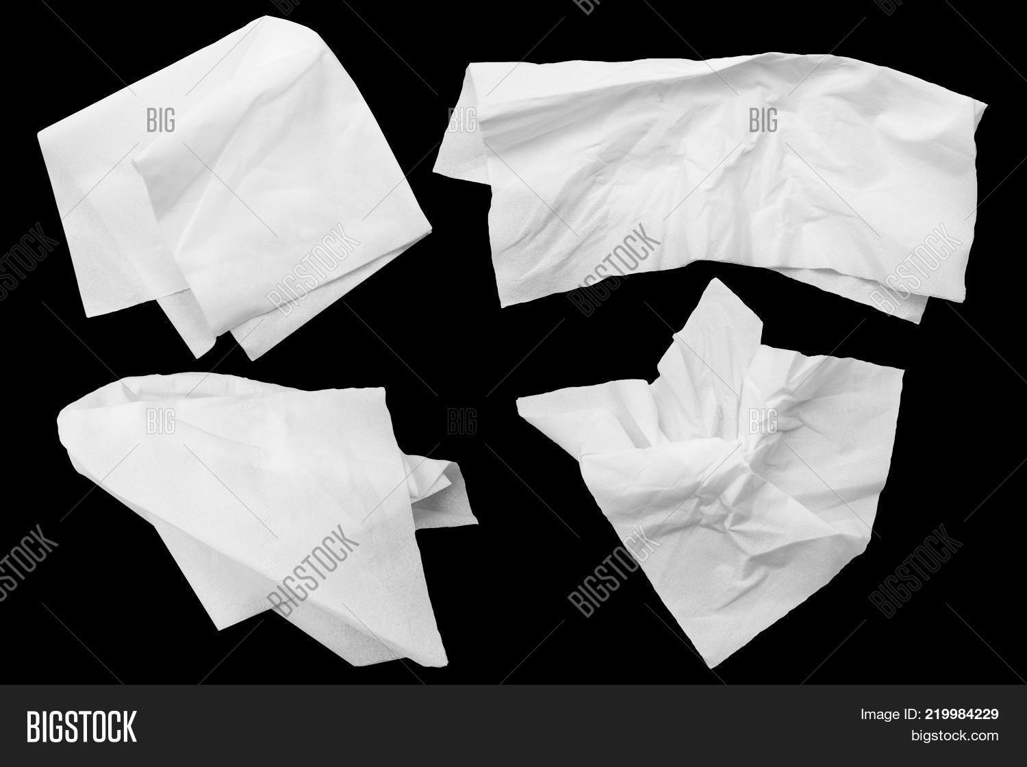 White Tissues On Black Image & Photo (Free Trial) | Bigstock