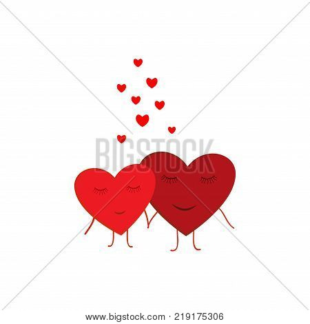 Heart Two Love Sign Vector & Photo (Free Trial) | Bigstock