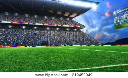 Full Soccer Stadium 3d Image & Photo (Free Trial) | Bigstock