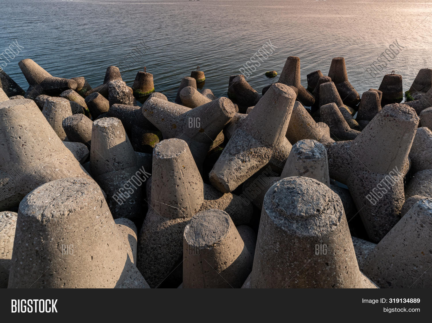 Tetrapod Breakwaters Image & Photo (Free Trial) | Bigstock