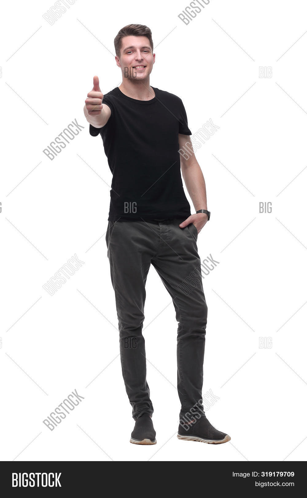 Full Growth. Handsome Image & Photo (Free Trial) | Bigstock