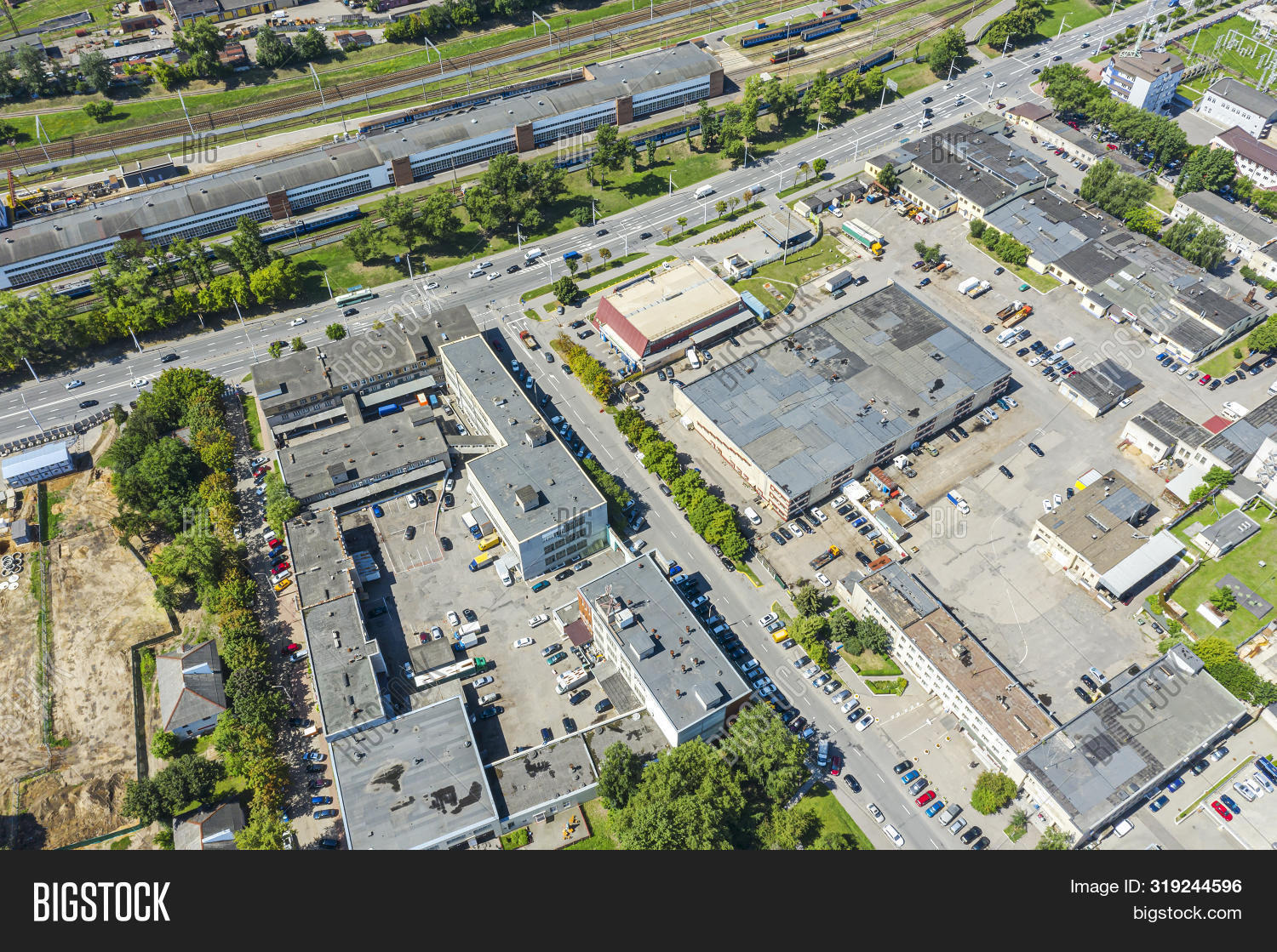 Aerial Top View Roofs Image & Photo (Free Trial) | Bigstock