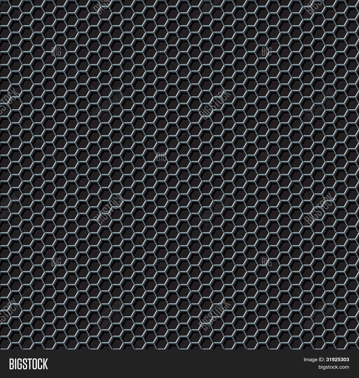Hexagon Grid Seamless Image & Photo (Free Trial) | Bigstock