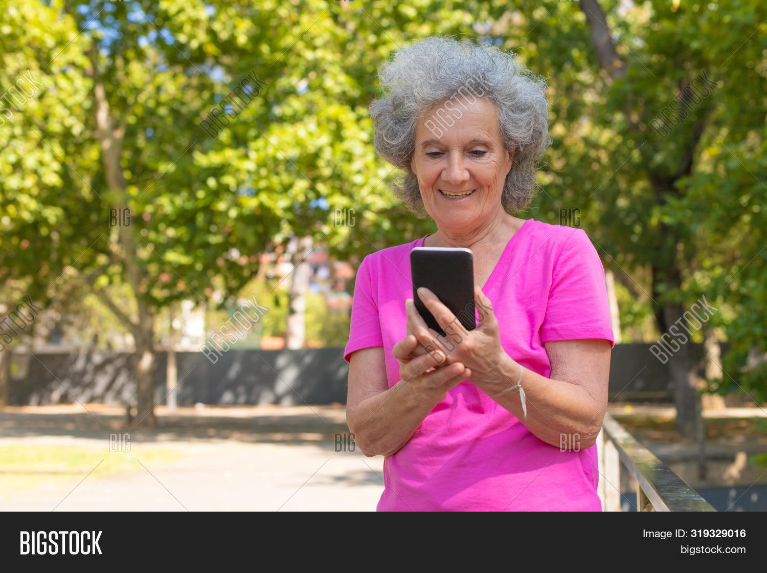 Joyful Happy Old Lady Image & Photo (Free Trial) | Bigstock