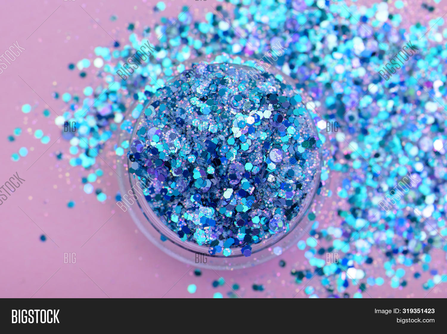 Blue Shimmer Glitter Image & Photo (Free Trial) | Bigstock