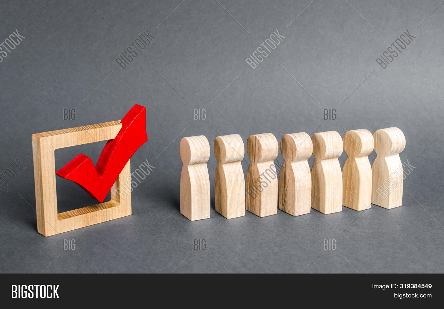 Queue Line People Red Image & Photo (Free Trial) | Bigstock