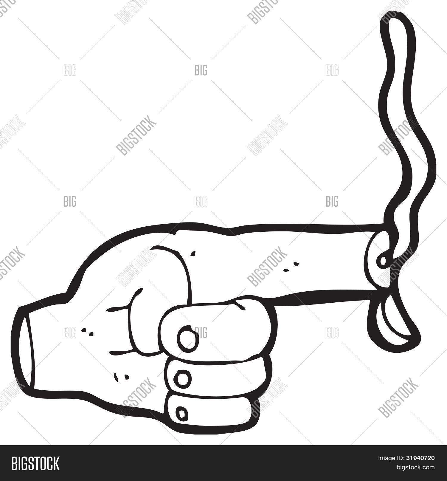 Cartoon Smoking Finger Image & Photo (Free Trial) | Bigstock