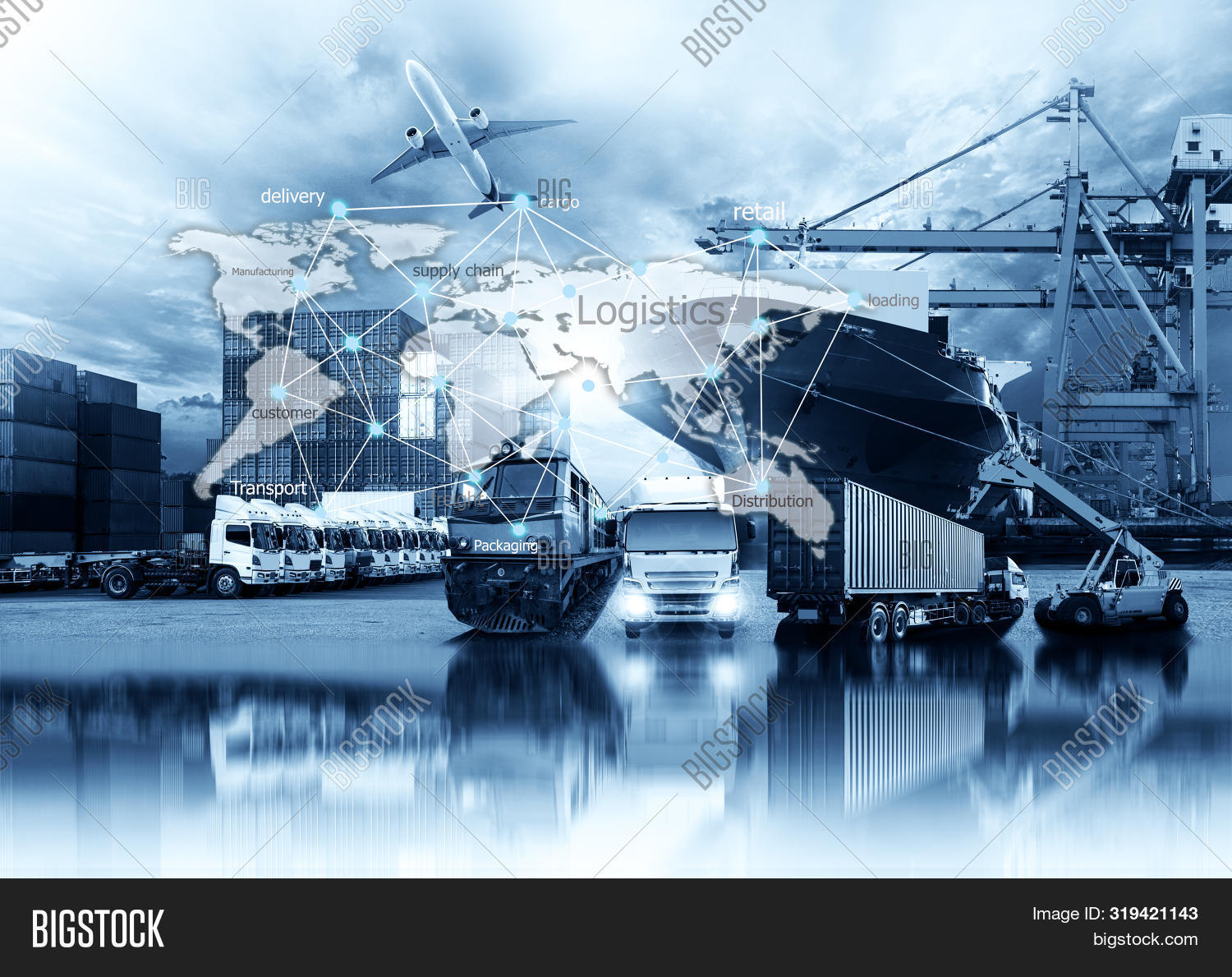 World Map Logistic Image & Photo (Free Trial) | Bigstock
