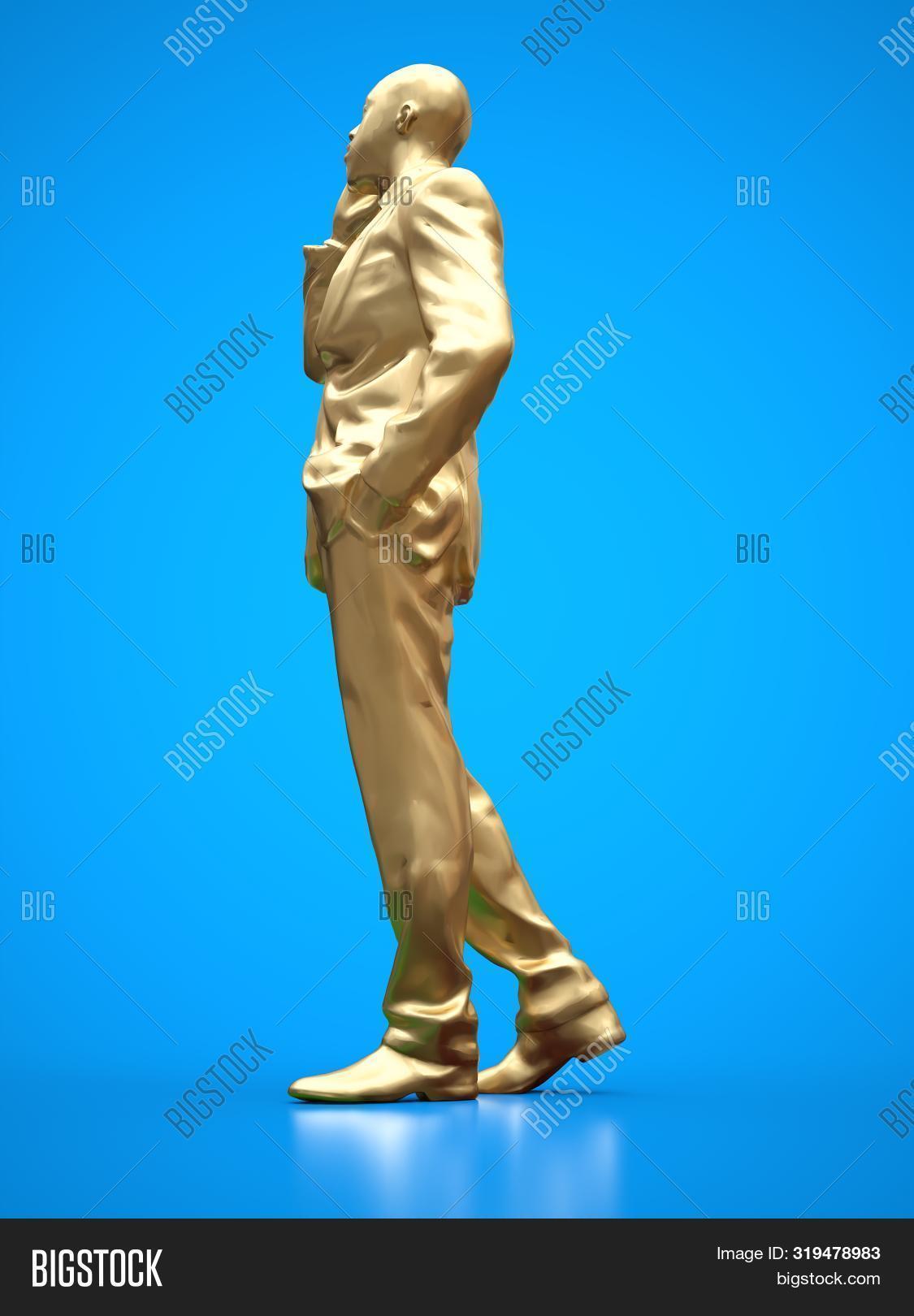 Gold Figure Black Man Image & Photo (Free Trial) | Bigstock