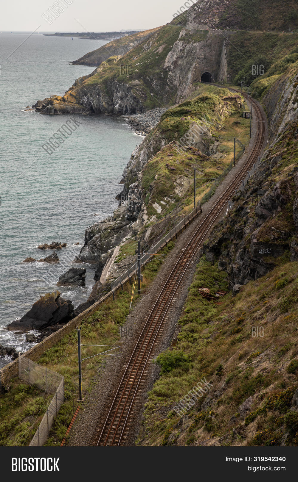 Train Rail Cliff Walk Image & Photo (Free Trial) | Bigstock